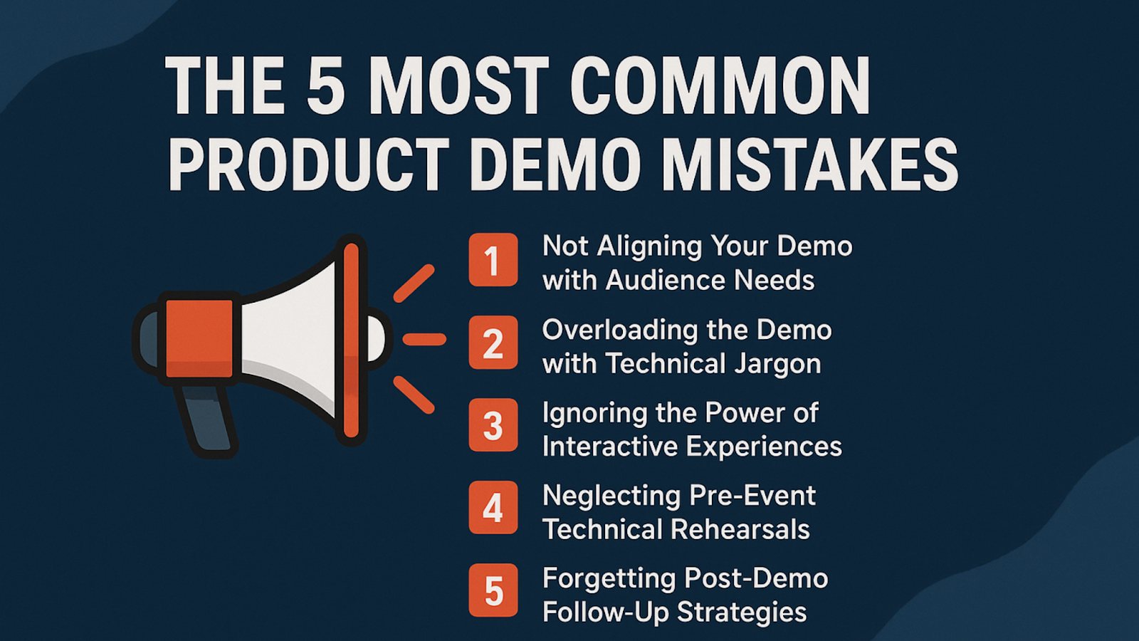The 5 Most Common Product Demo Mistakes